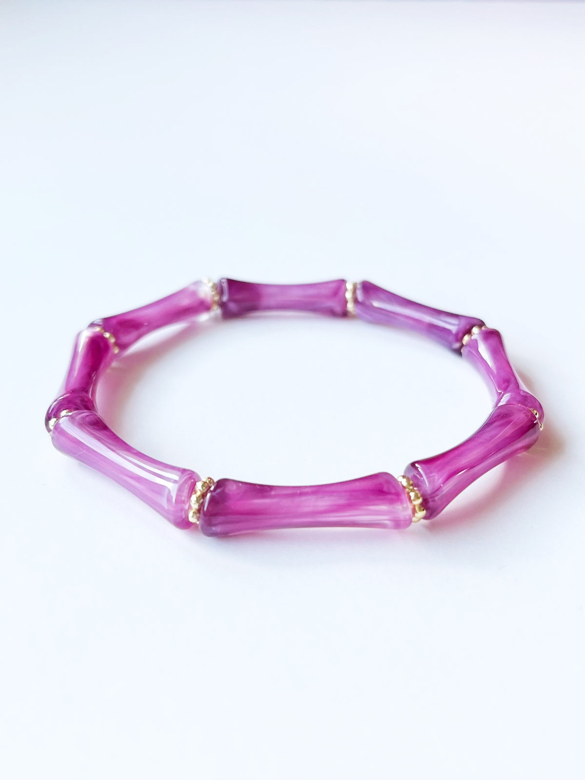 Purple Bangle Bracelet | Lynnique Jewelry